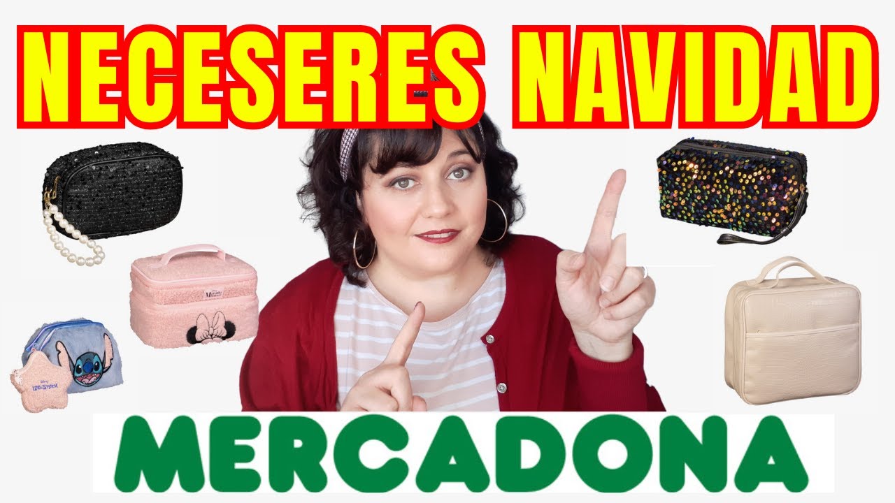 🌟 AVANCE más NOVEDADES!!! Nuevos NECESERES en MERCADONA Navidad 2024 - YouTube
