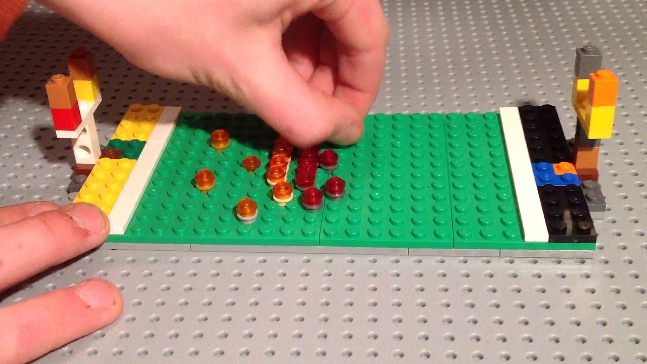 How to build a Lego football field!!! - YouTube