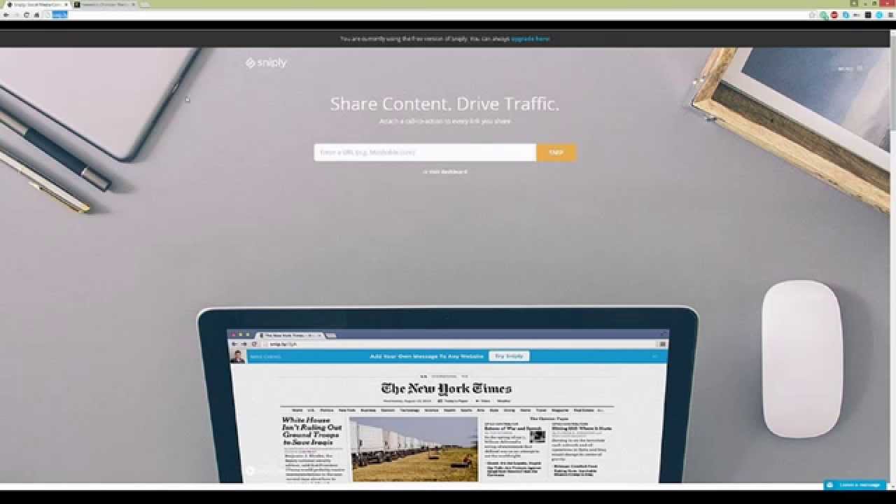 Sniply Tutorial- Snip.ly im Detail getestet - YouTube