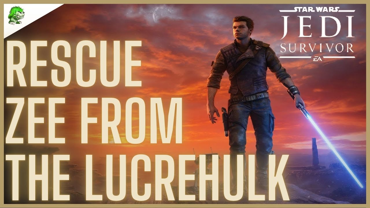 Star Wars Jedi Survivor Rescue Zee From The Lucrehulk - YouTube