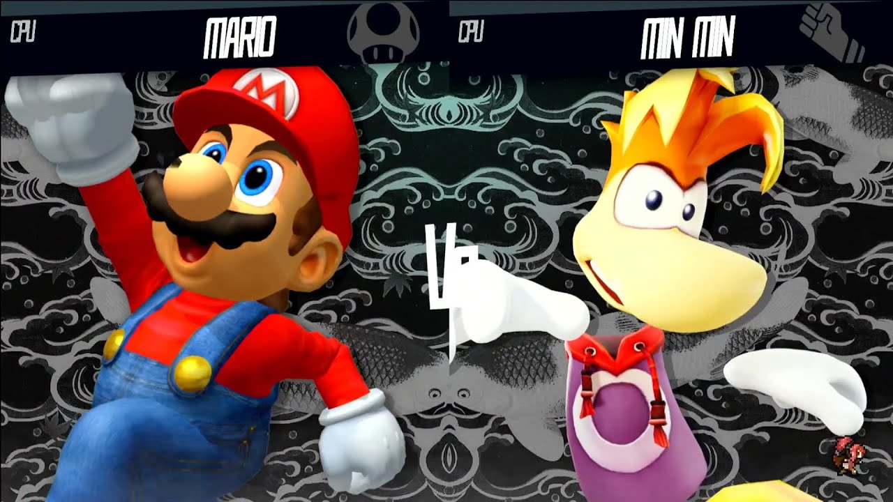 Mario Vs Rayman - Requested Smash Battle - YouTube