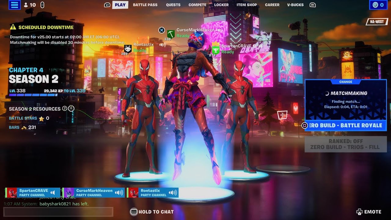 Fortnite Chapter 4 Season 2 - Zero Build: Trios Win! - YouTube