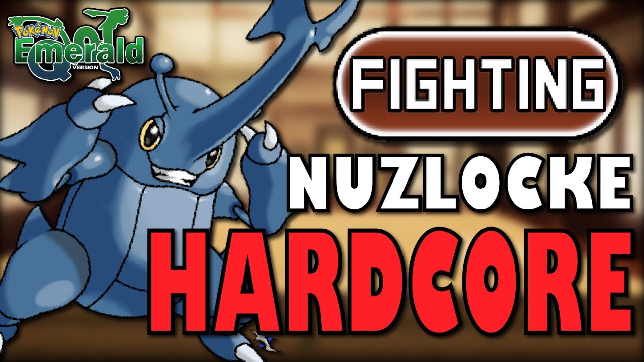 Pokémon Emerald HARDCORE NUZLOCKE - Fighting Types ONLY!!! - YouTube