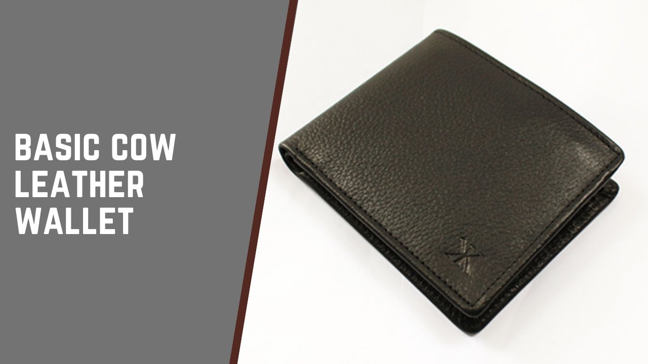Basic Cow Leather Wallet | Easy To Carry Wallet For Men | Sleek Design ...