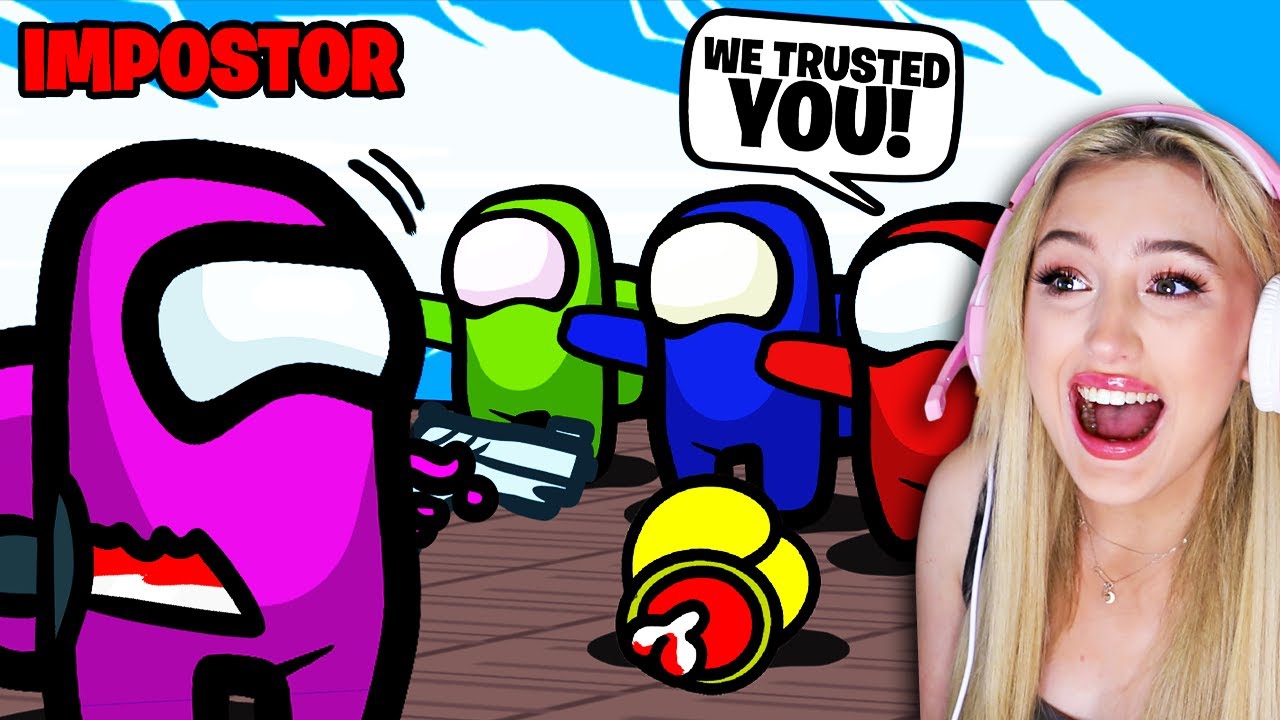 Among Us But My Best IMPOSTOR Win Ever.. - YouTube