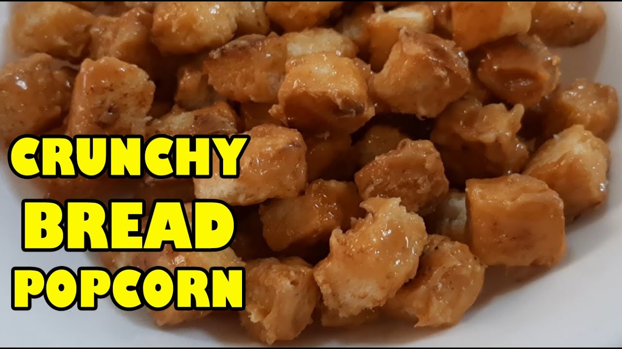 How To Make Caramel Bread Popcorn Recipe | CRUNCHY CARAMEL BREAD ...