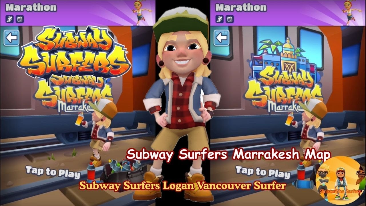 Subway Surfers Marrakesh Map Gameplay Subway Surfers Logan Vancouver ...