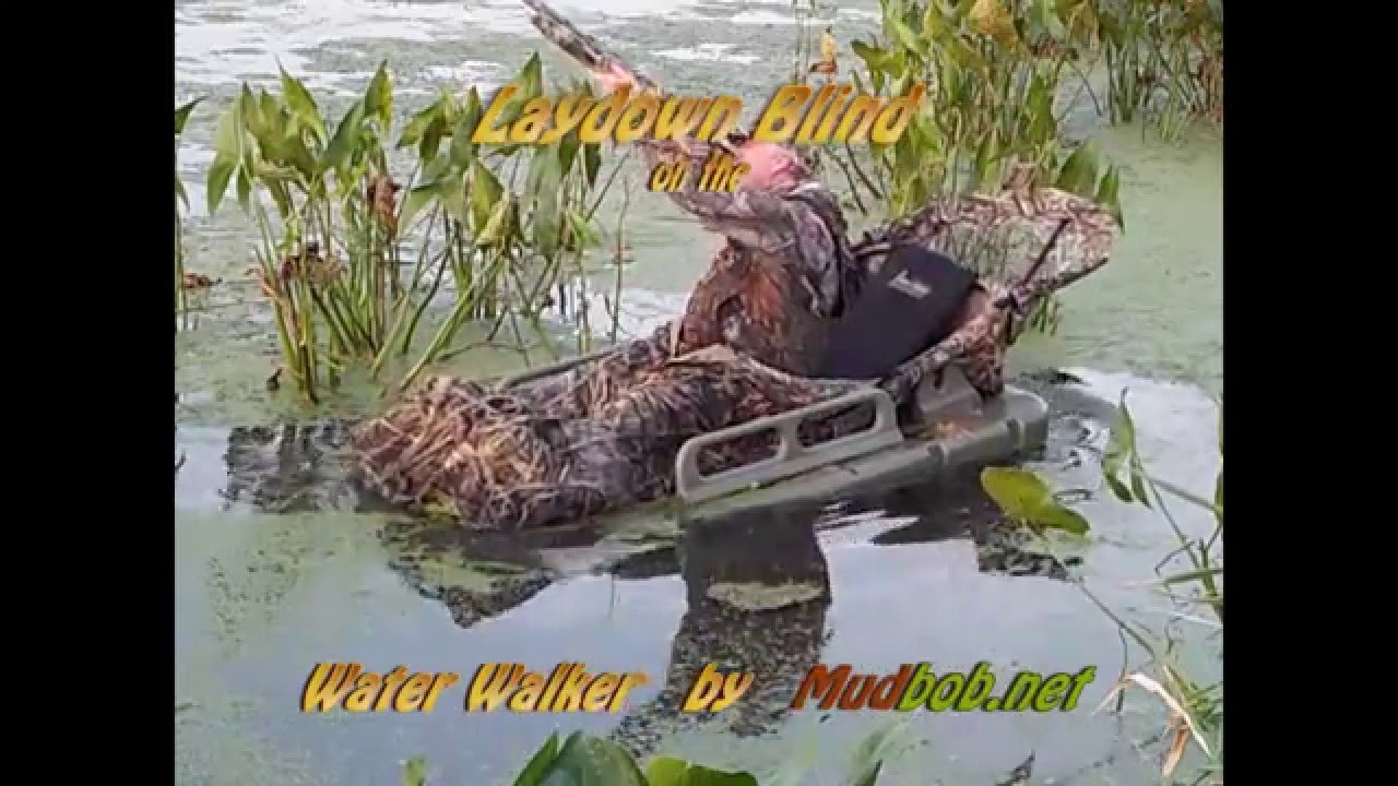 Laydown Blind for the Marsh - YouTube
