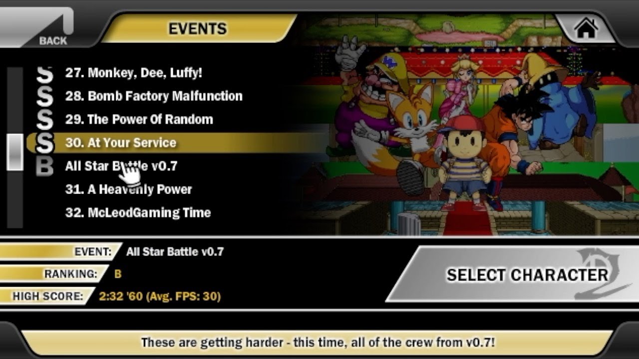 SSF2 Beta: All Events Part 2 - YouTube