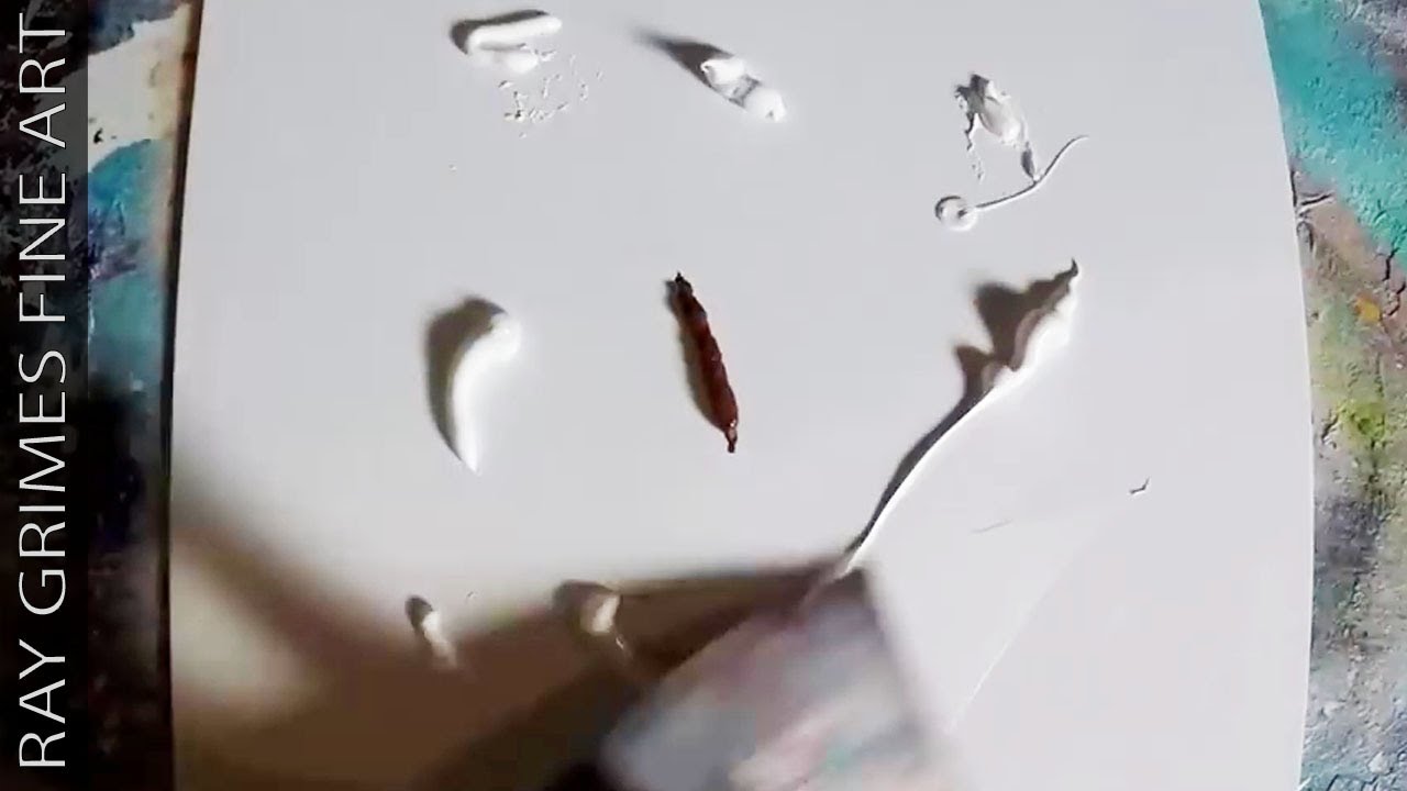 Simple Abstract Techniques / Acrylic Step by Step / Abstract Painting ...