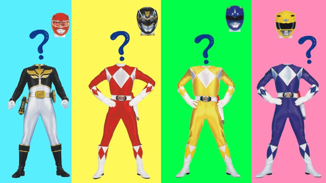 Mencari Kepala Power Rangers - Ranger Hitam, Ranger Merah, Ranger ...