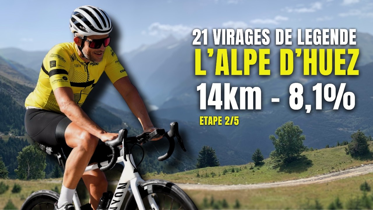 l'Alpe d'huez - 13,8KM à 8,2% - La montée mythique aux 21 virages 🚴🏼 ...