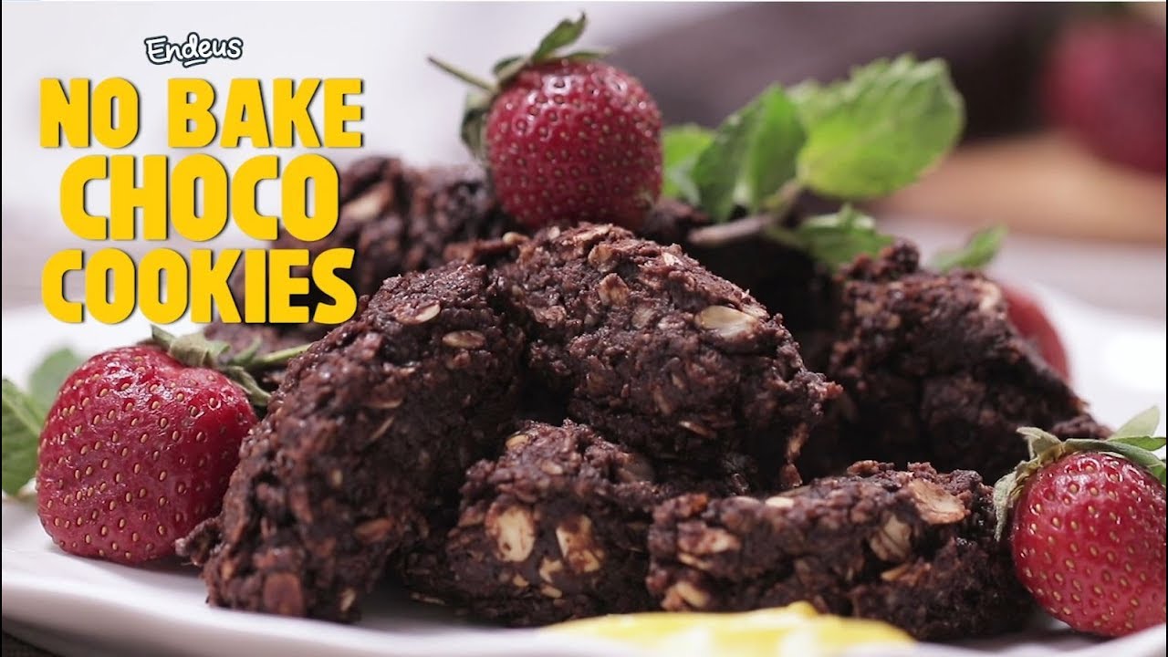 Resep No Bake Choco Cookies - YouTube