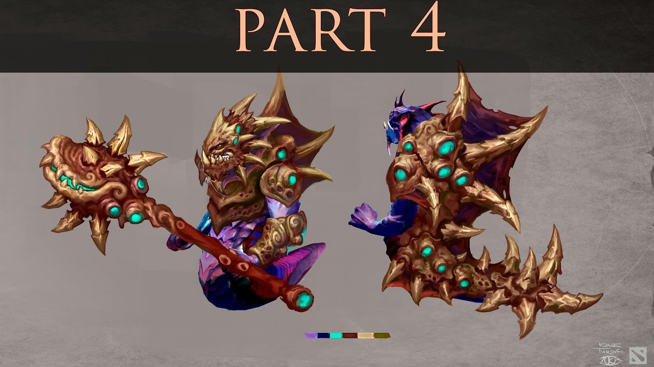 Work In Progress. Dota 2 set for Slardar part 4. - YouTube