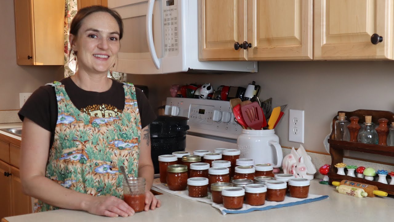 How to make my Peach and Plum Jam - YouTube