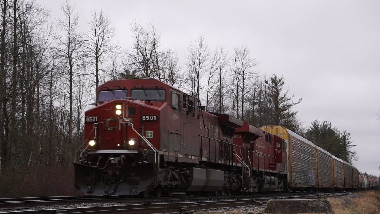 CPR 140 - CPR 8501 East at Guelph Junction West (April 19 2019) - YouTube