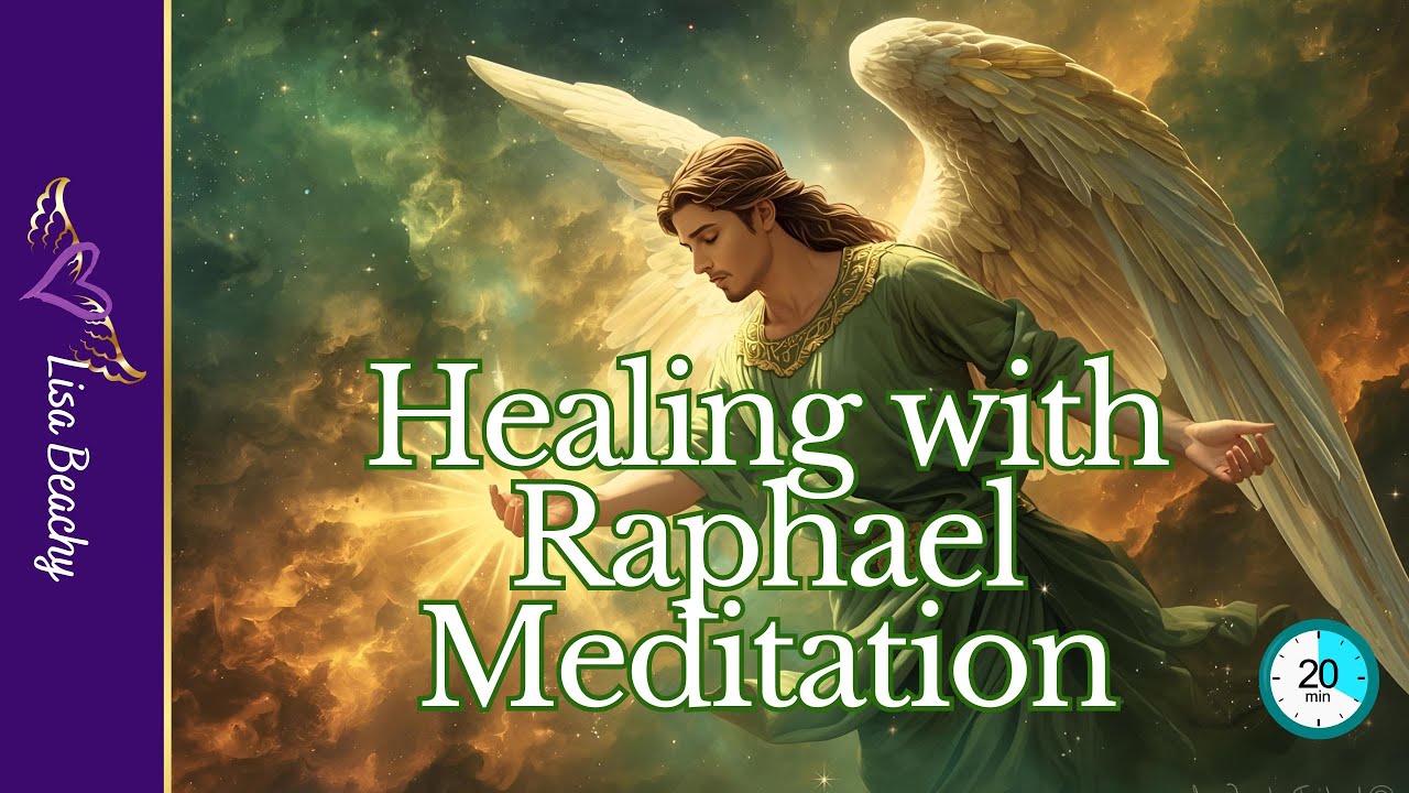Healing With Archangel Raphael 💚 Guided Meditation for Stress Relief ...