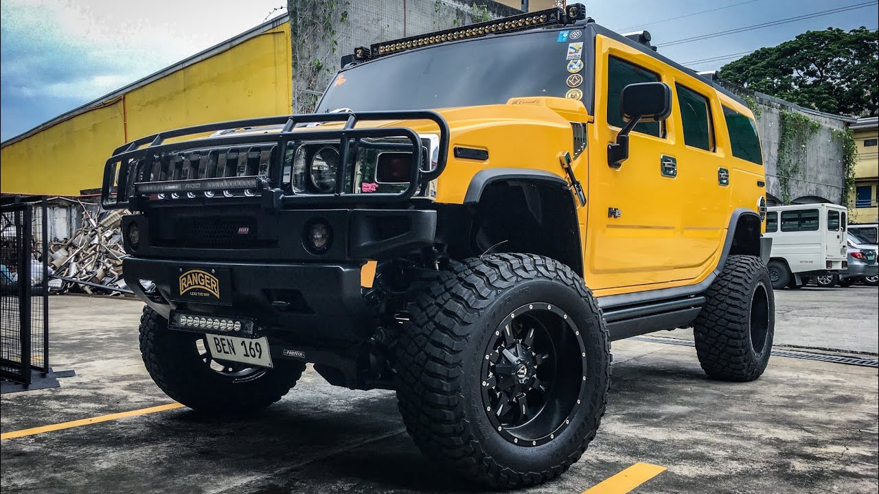 K&N cold air intake system on a Hummer H2 - YouTube