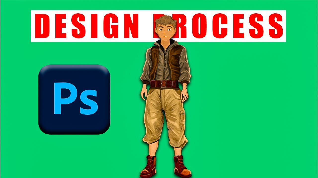 Character design in PHOTOSHOP - YouTube