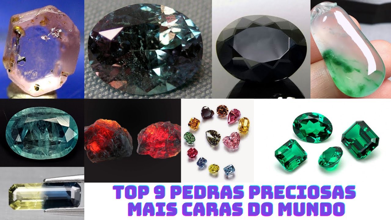 Os 9 minerais pedras e gemas mais caros do mundo - YouTube