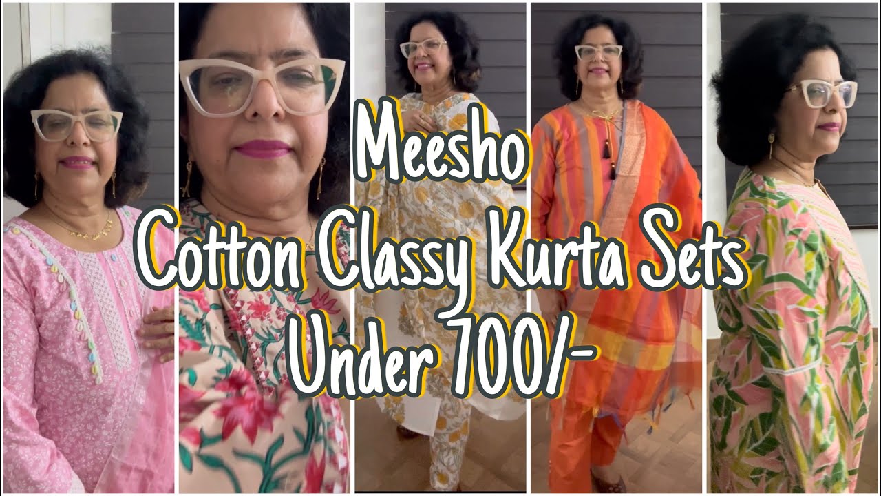 Meesho classy Kurta Sets Under ₹700/- - YouTube