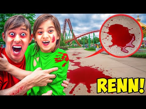 WENN DU BLUT im FREIZEITPARK siehst RENN WEG!😱