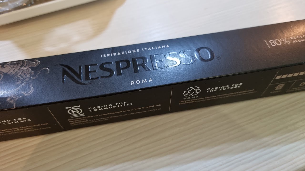 Nespresso Ispirazione Italiana Roma Coffee Unboxing 2023 - YouTube
