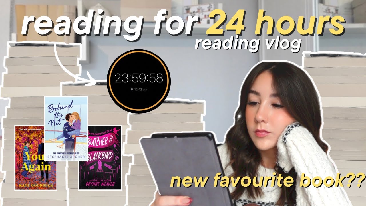reading for 24 hours🫠😮 24 hour readathon spoiler free reading vlog ...