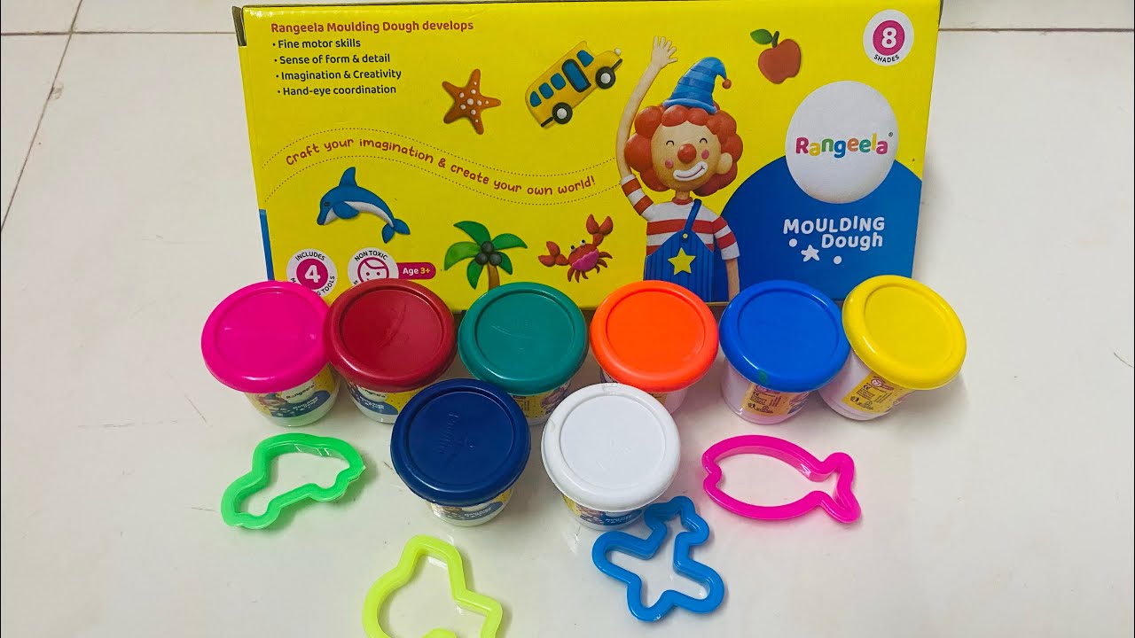 Rangeela Moulding Dough Develops clay unboxing #unboxingclay - YouTube