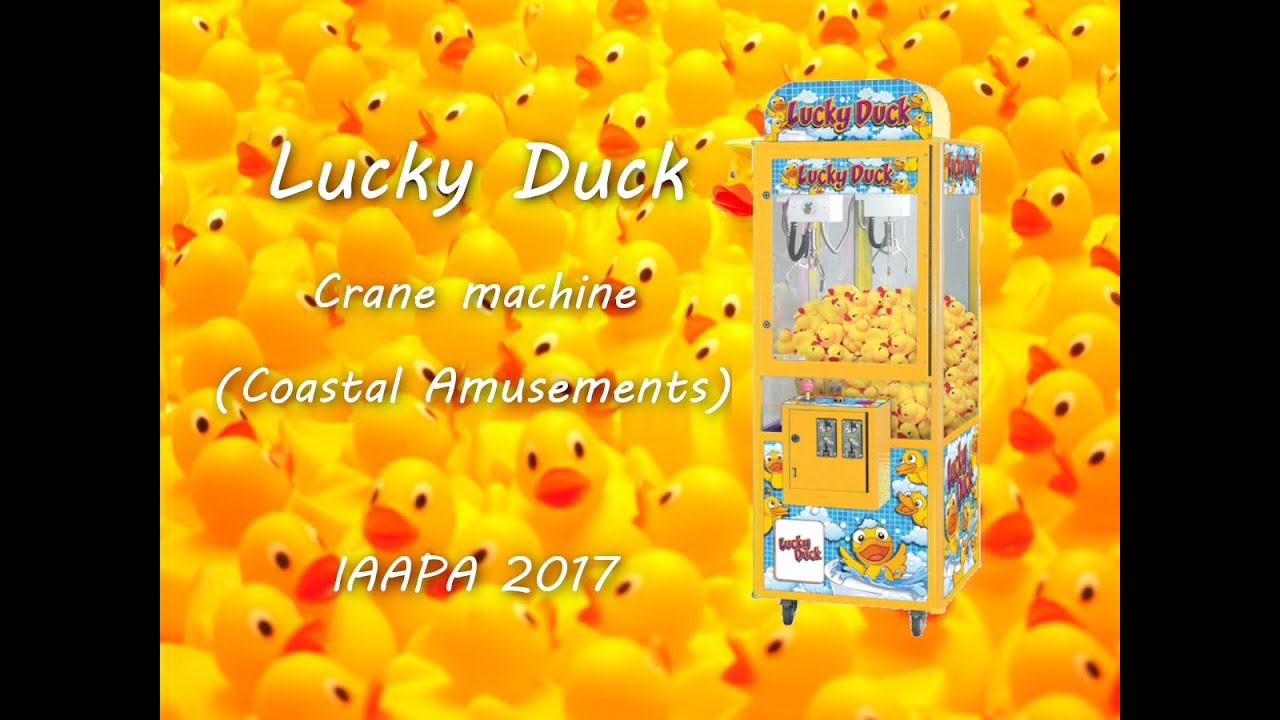 Lucky Duck crane machine by Coastal Amusements (IAAPA 2017) - YouTube