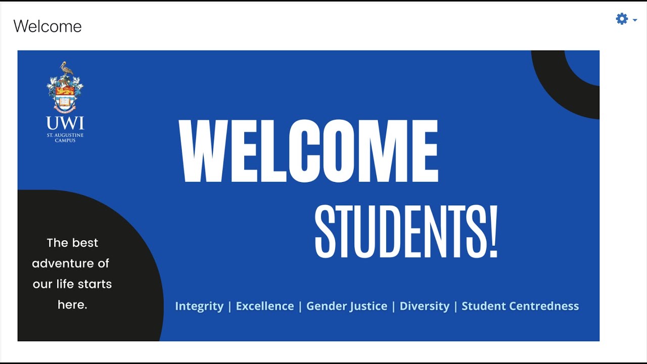 Edit Welcome Page (myeLearning Course Template) - YouTube