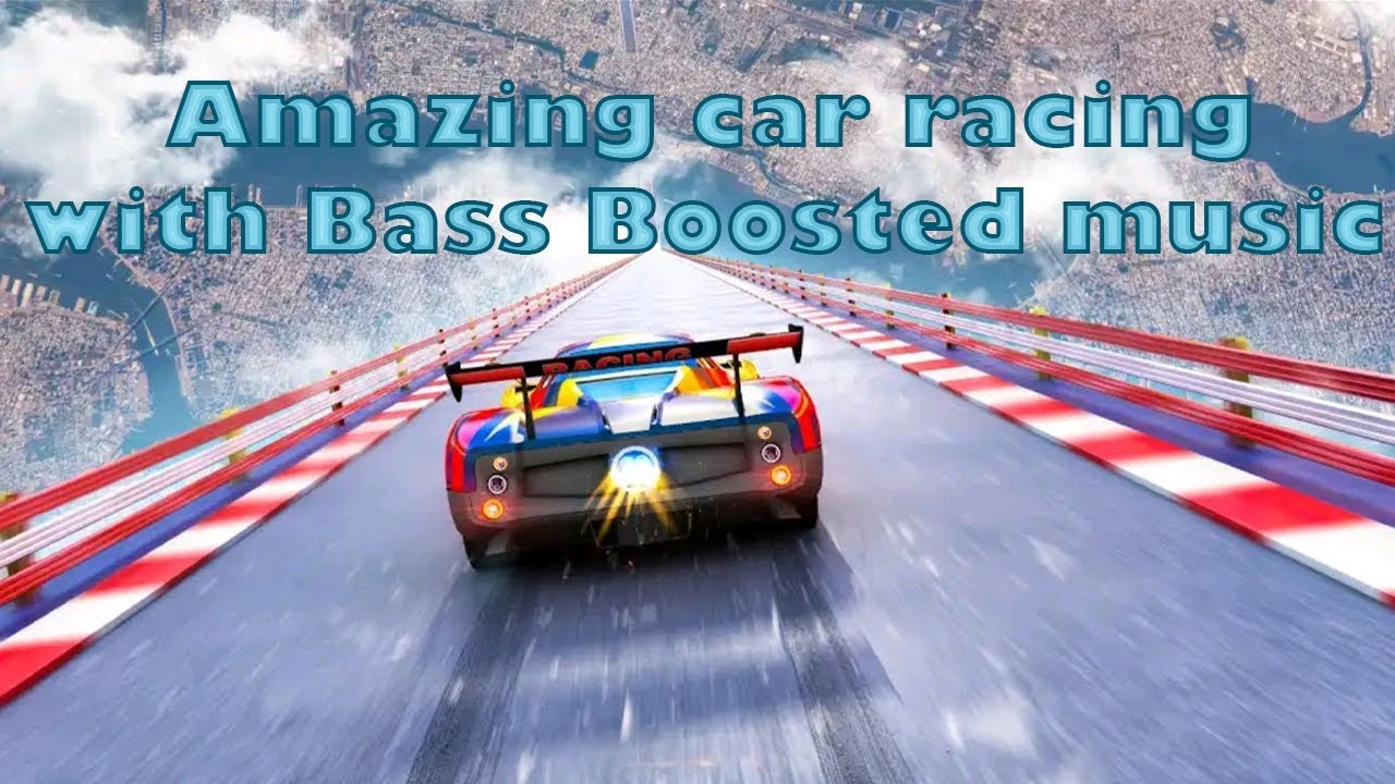 Amazing car racing with Bass Boosted music - YouTube