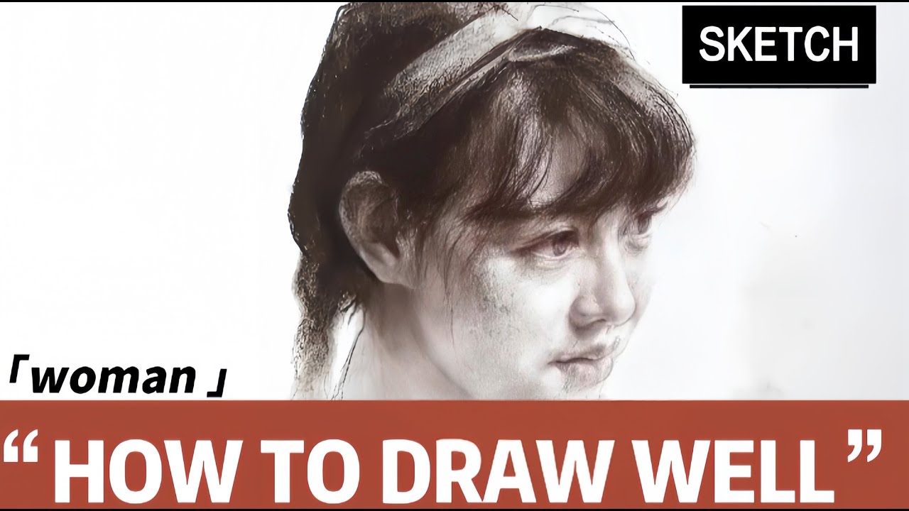 A sketching tutorial you can't miss，Realistic beauty teaching video# ...