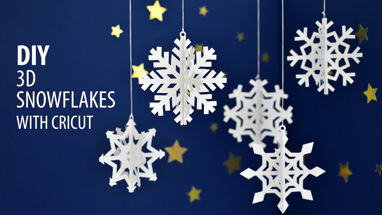 3D Snowflake Tutorial and Template - YouTube