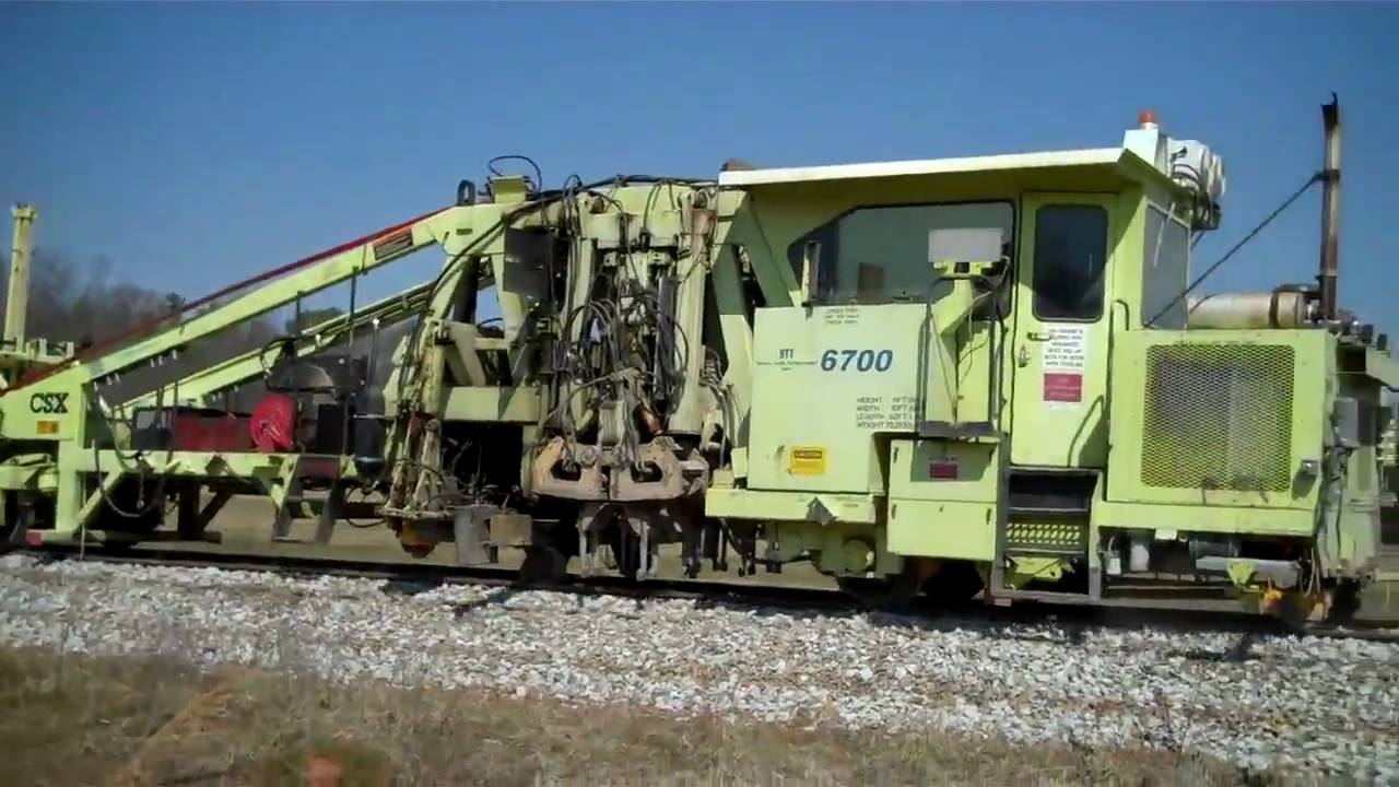 Awesome Railroad Track Tie Replacement Machines! - YouTube
