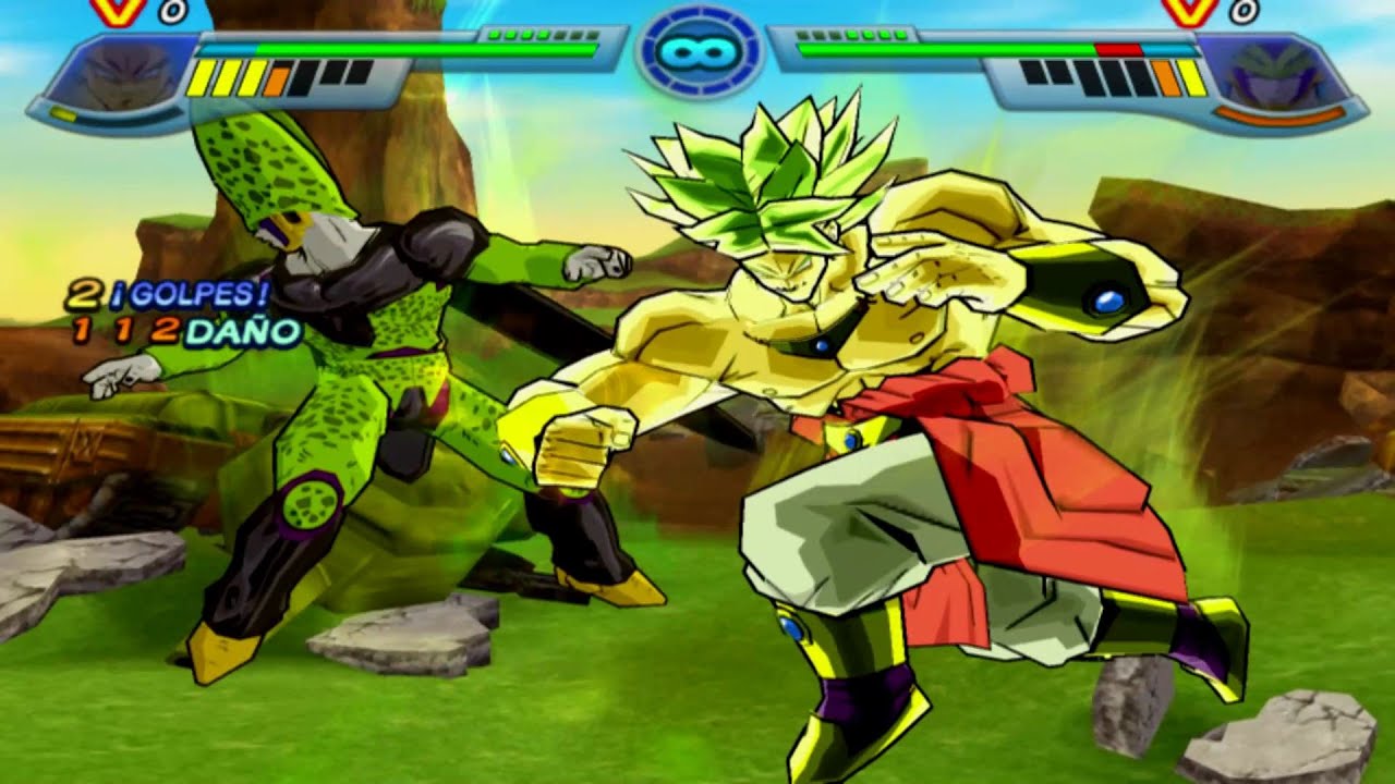 Broly vs Cell Dragon Ball Z Infinite World CPU VS CPU - YouTube