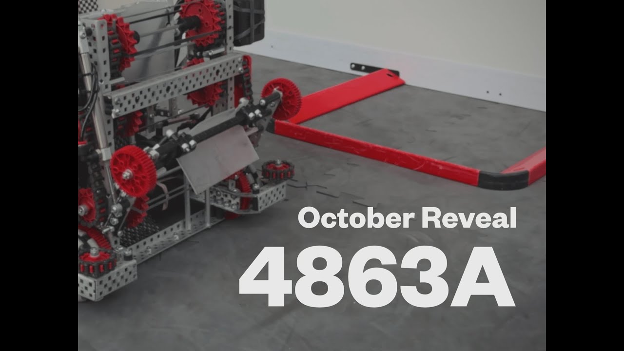 4863A Apex - October Vex Push Back Robot Reveal - YouTube