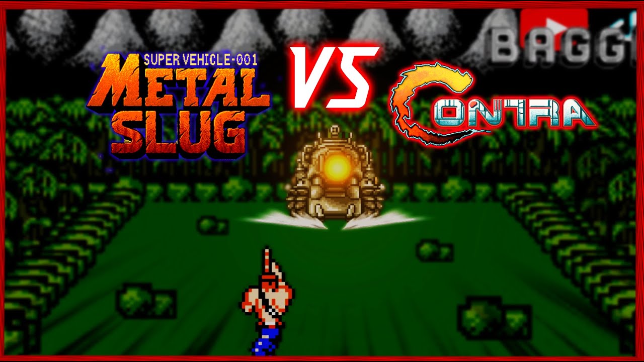 METAL SLUG VS CONTRA--Marco Rossi VS Bill Rizer (animación) - YouTube