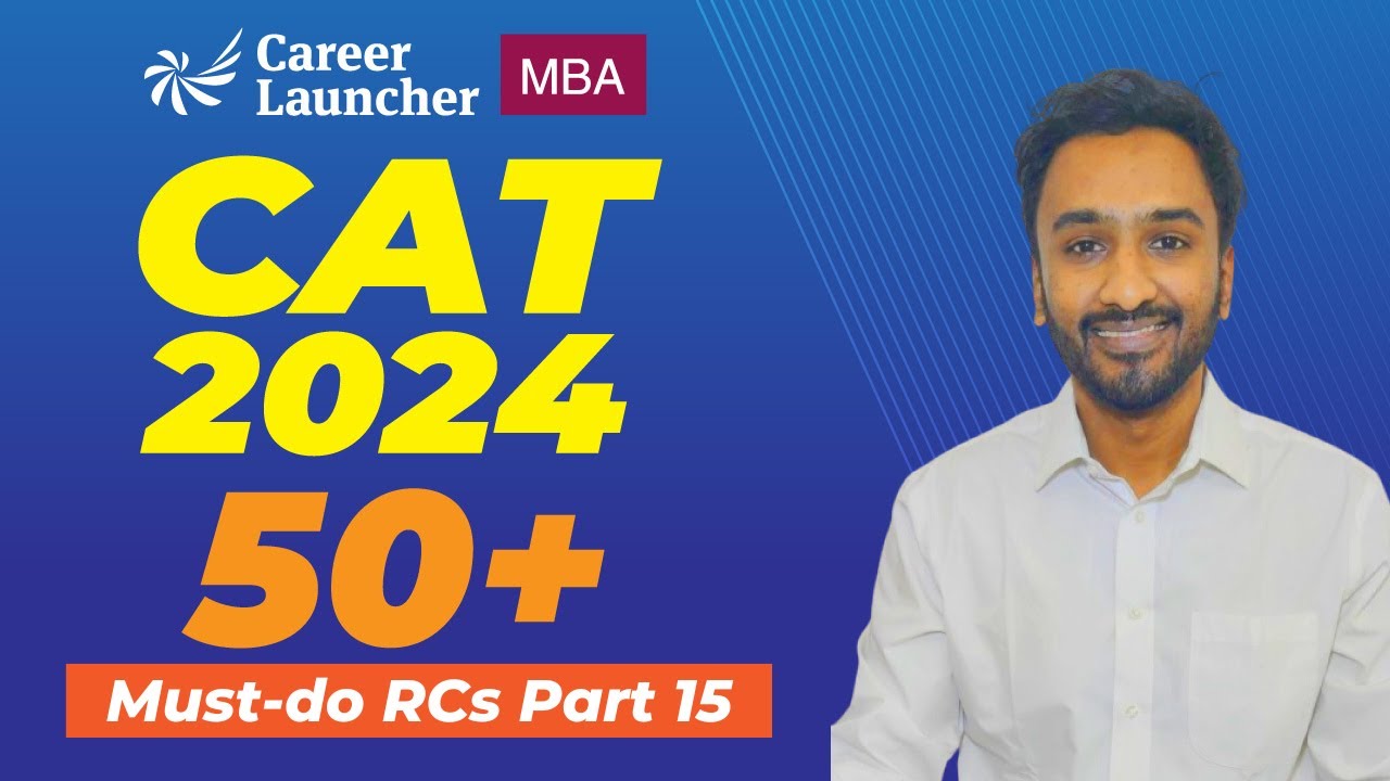 CAT RC Practice | 50 Must-do Reading Comprehension Set 15 | CAT 2024 ...