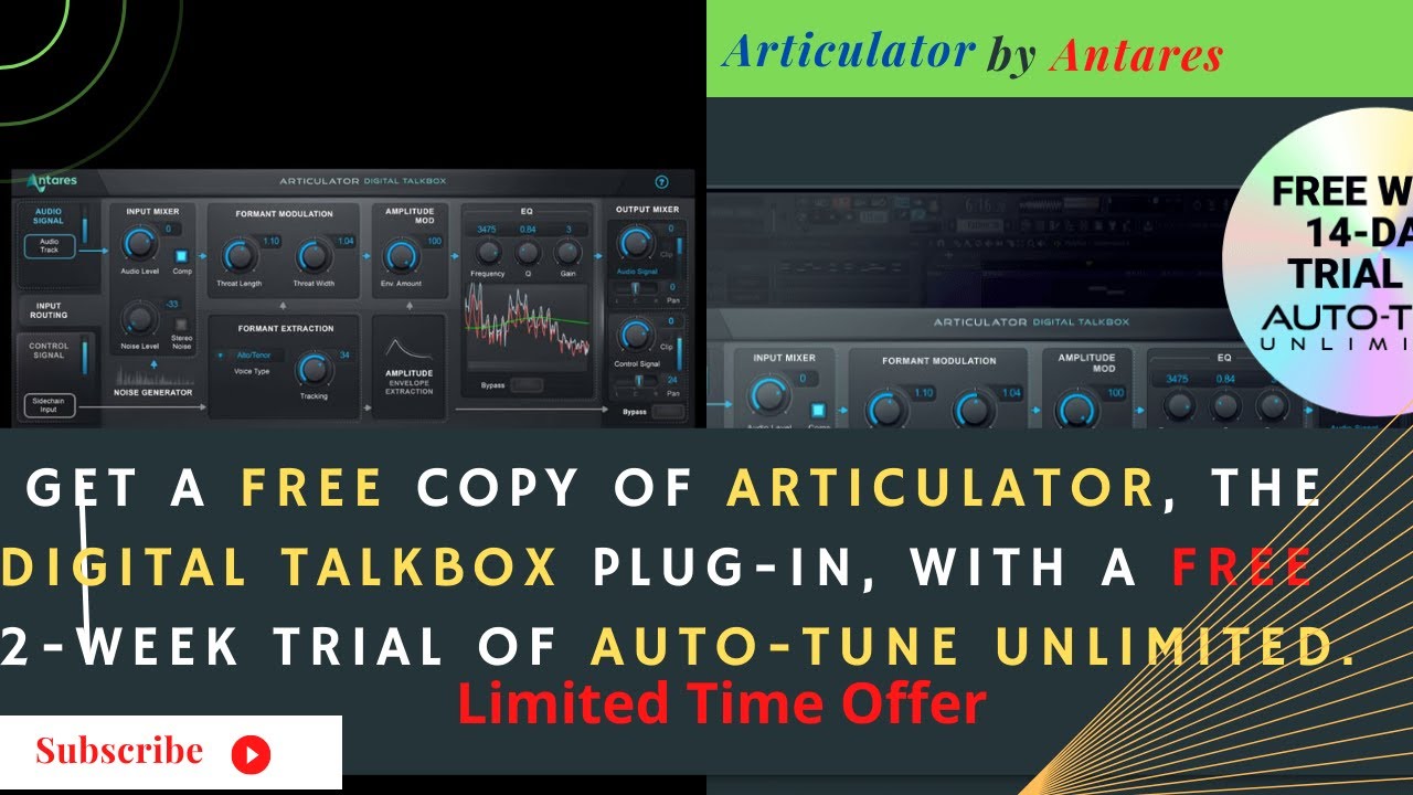 Avox Articulator - FREE Digital Talkbox by Antares #Articulator # ...