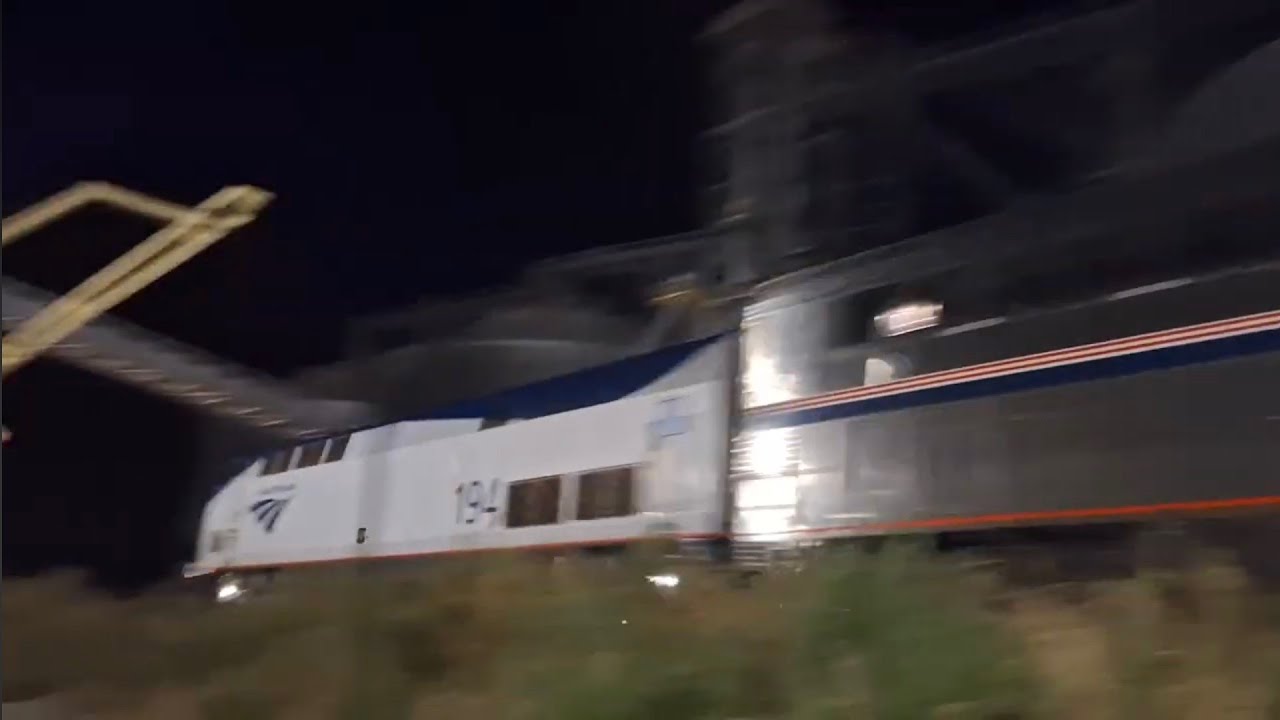 09/17/25 - Counterpart Amtrak City of New Orleans trains highballing ...