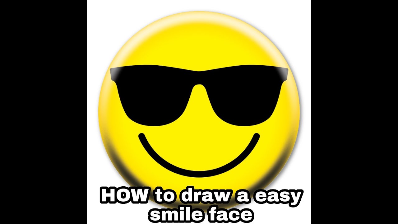 HOW to Draw a easy smile face - YouTube