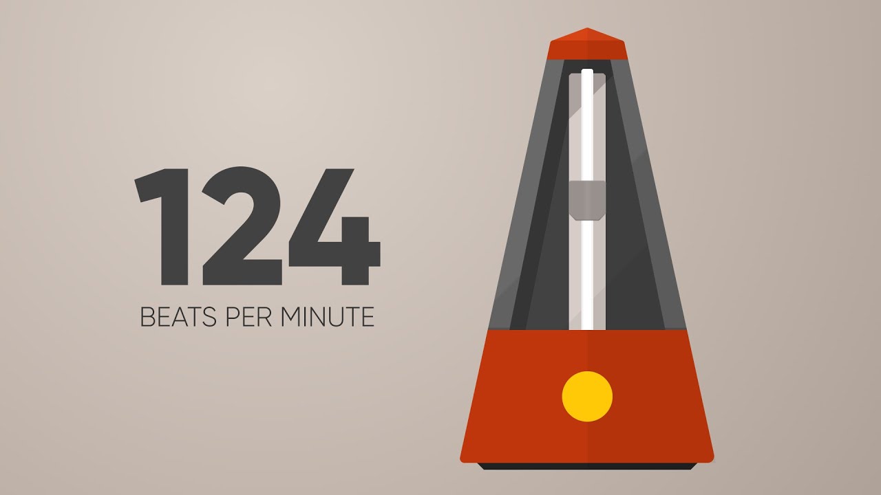 124 BPM Metronome - YouTube