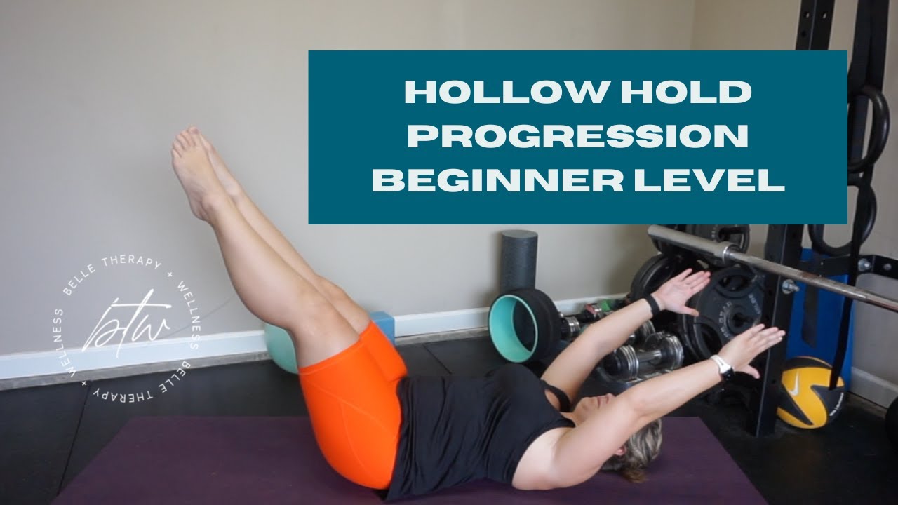 Hollow Hold Progression Beginner Level - YouTube