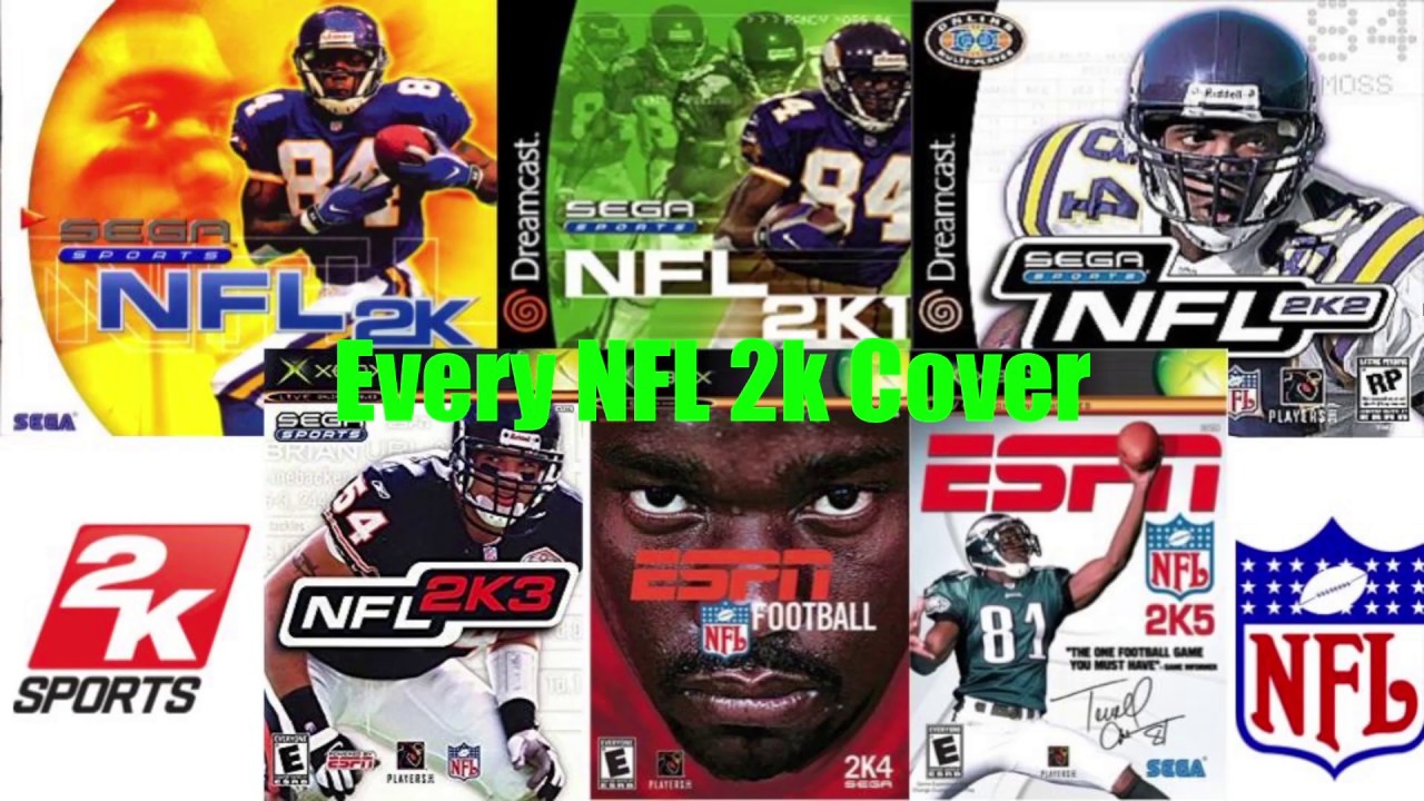 Every NFL 2k Cover (1999-2004) - YouTube