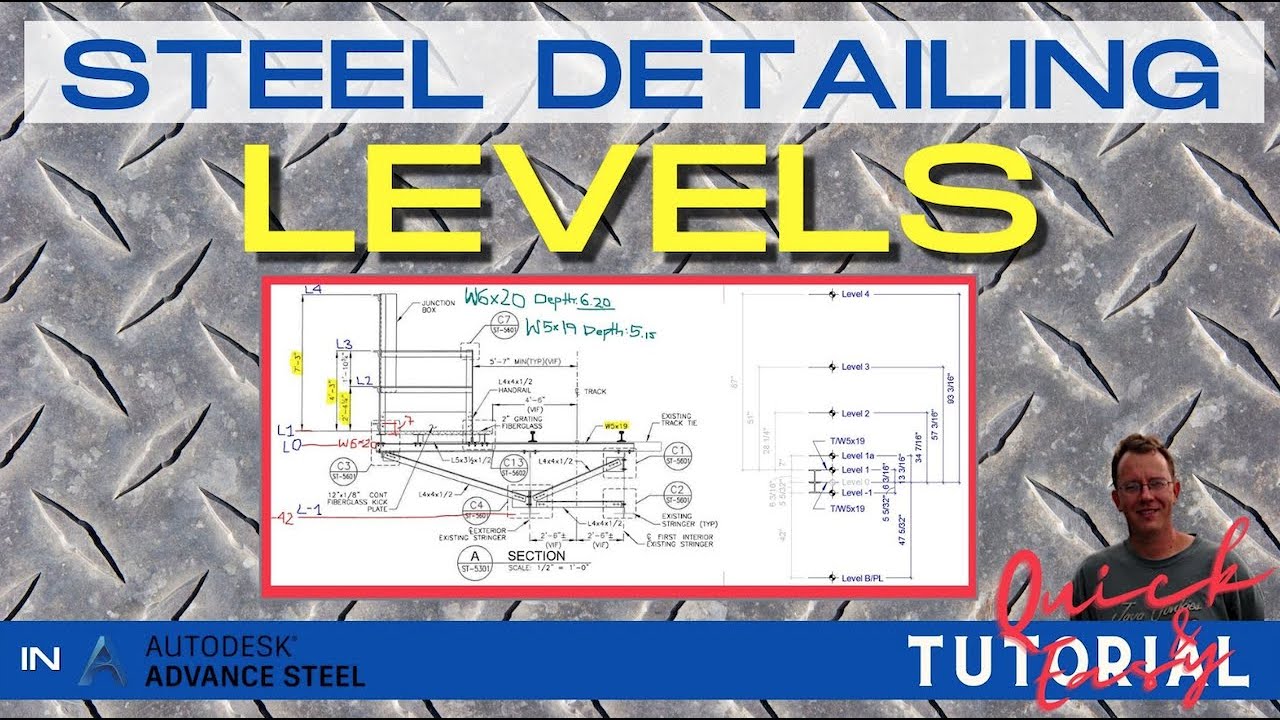 02 Create Levels - Advance Steel Mini Tutorial - YouTube