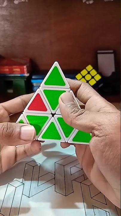 Pyraminx cube solve magic trick #shorts #viral #tricks - YouTube