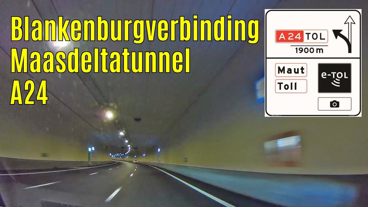 Dashcam Maasdeltatunnel A24 Blankenburgverbinding - YouTube
