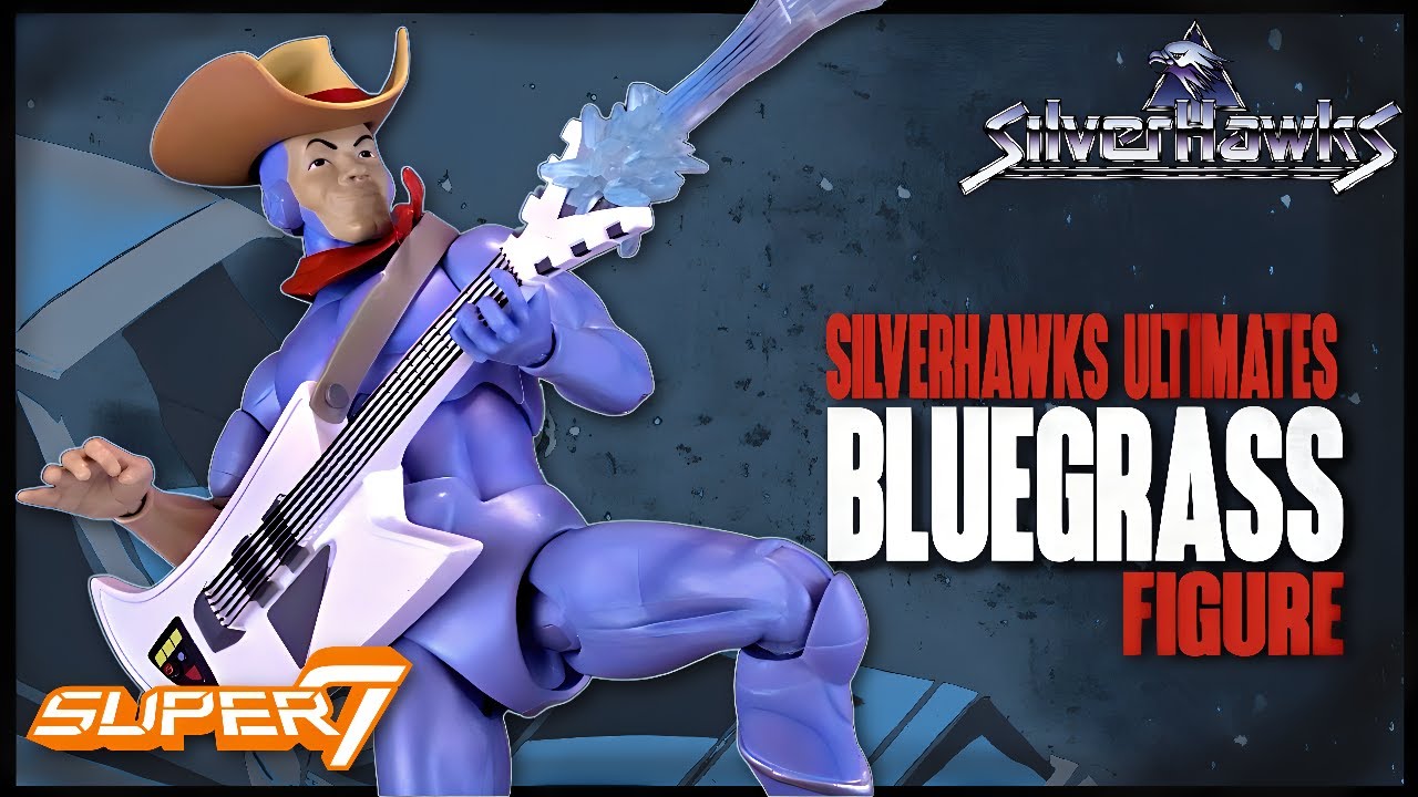 Super7 SilverHawks Ultimates Bluegrass Action Figure @TheReviewSpot ...
