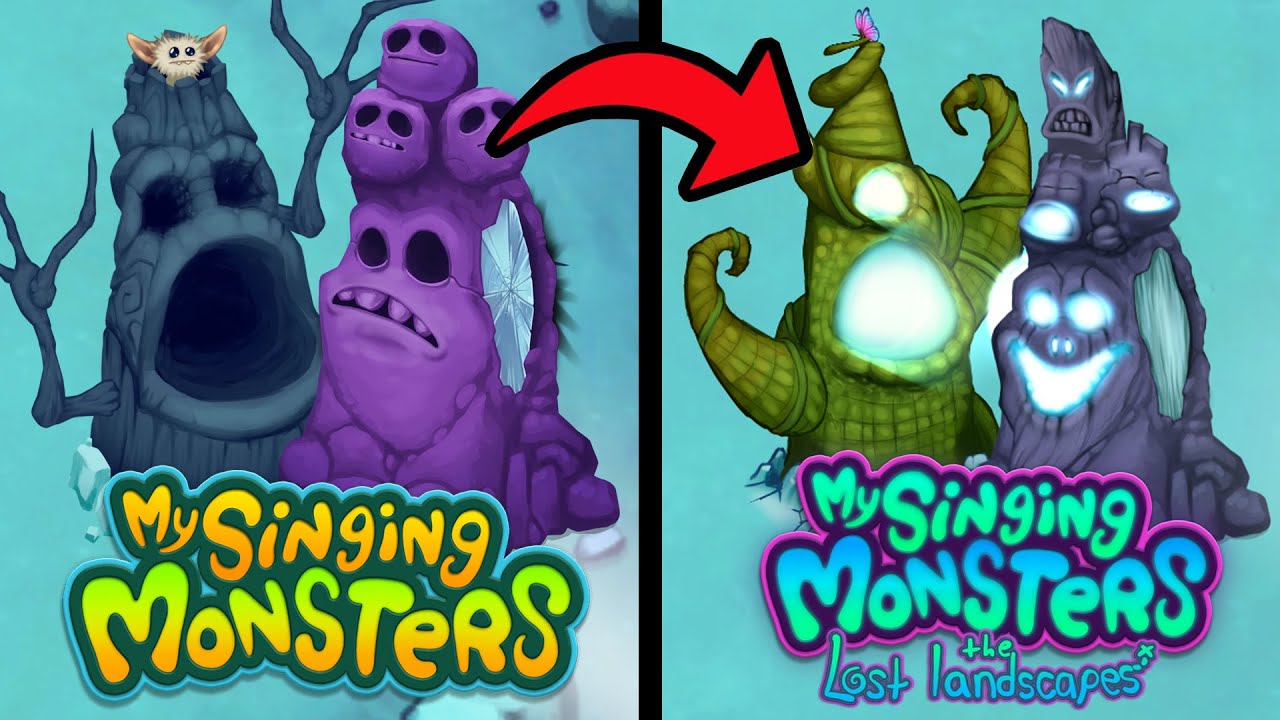 THE MOST SCARY ISLAND OF MY SINGING MONSTERS THE LOST LANDSCAPES (PART ...